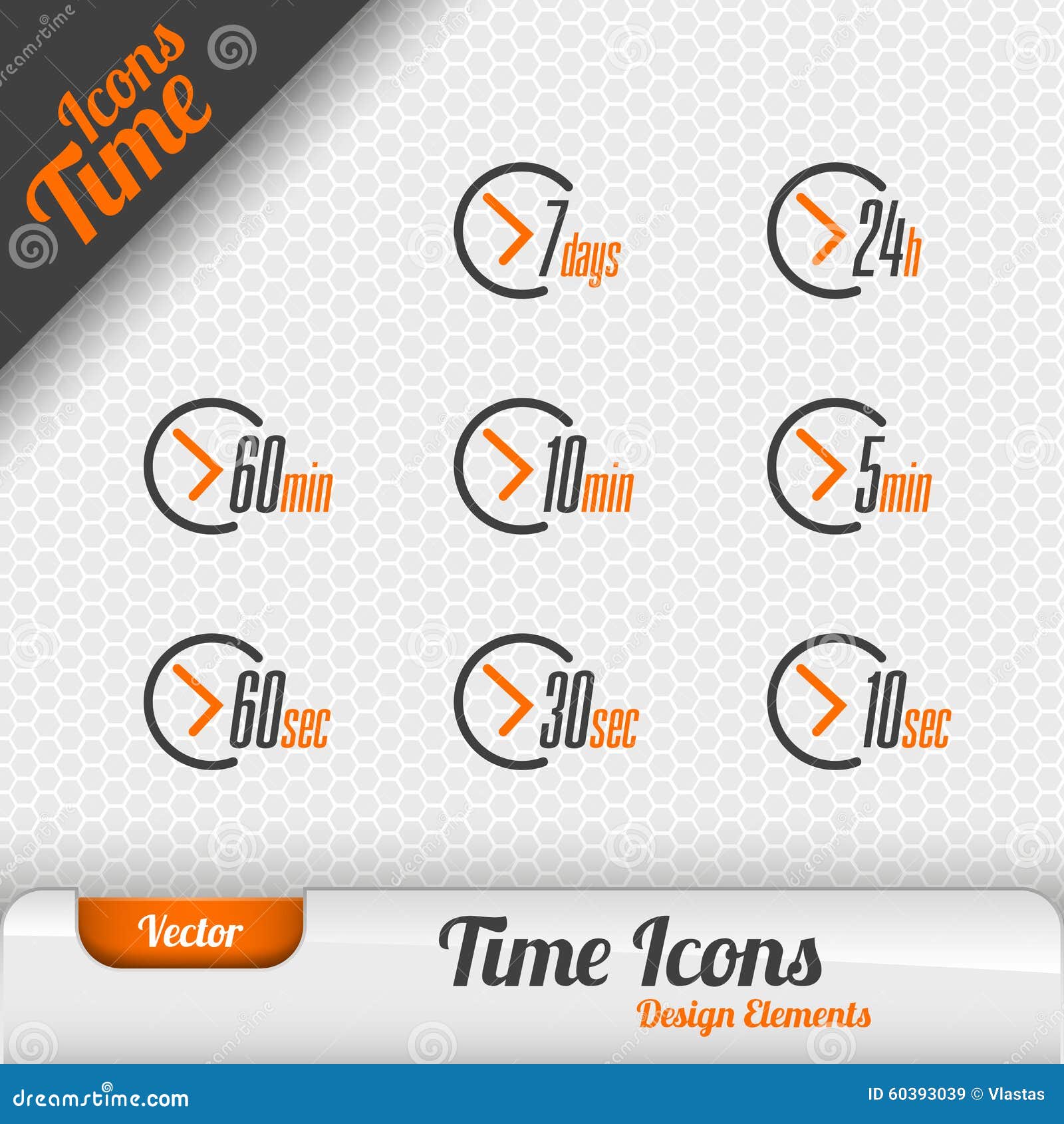 Vector Time Icons stock vector. Illustration of assistance - 60393039
