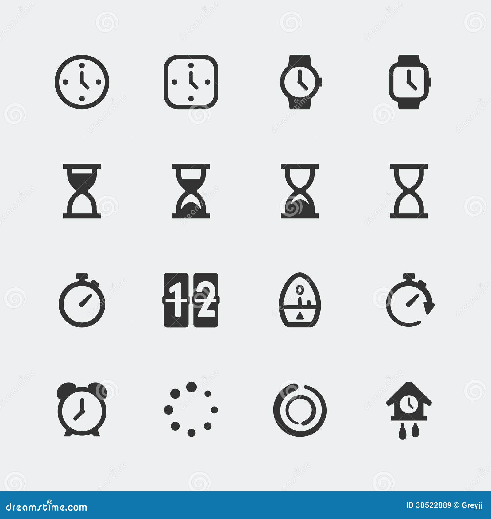 Vector Time Line With 5 Steps. Timeline Infographic With Icons A ...