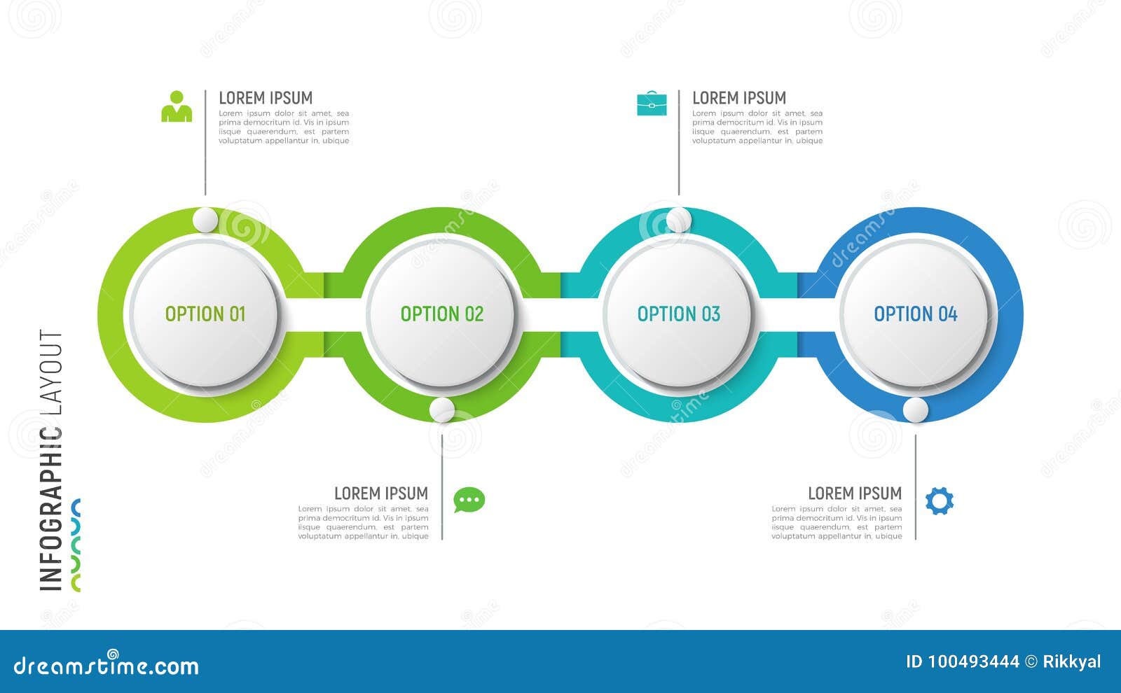 Vector Timeline Chart Infographic Design for Data Visualization. Stock ...