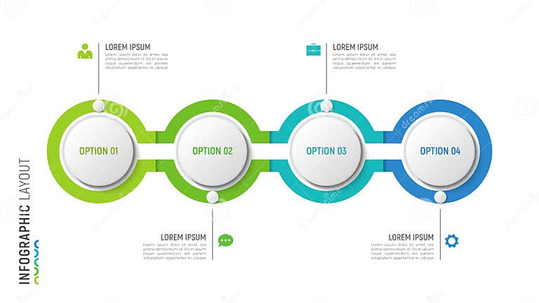 Vector Timeline Chart Infographic Design for Data Visualization. Stock ...