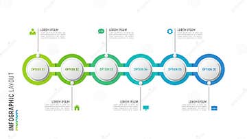 Vector Timeline Chart Infographic Design for Data Visualization. Stock ...