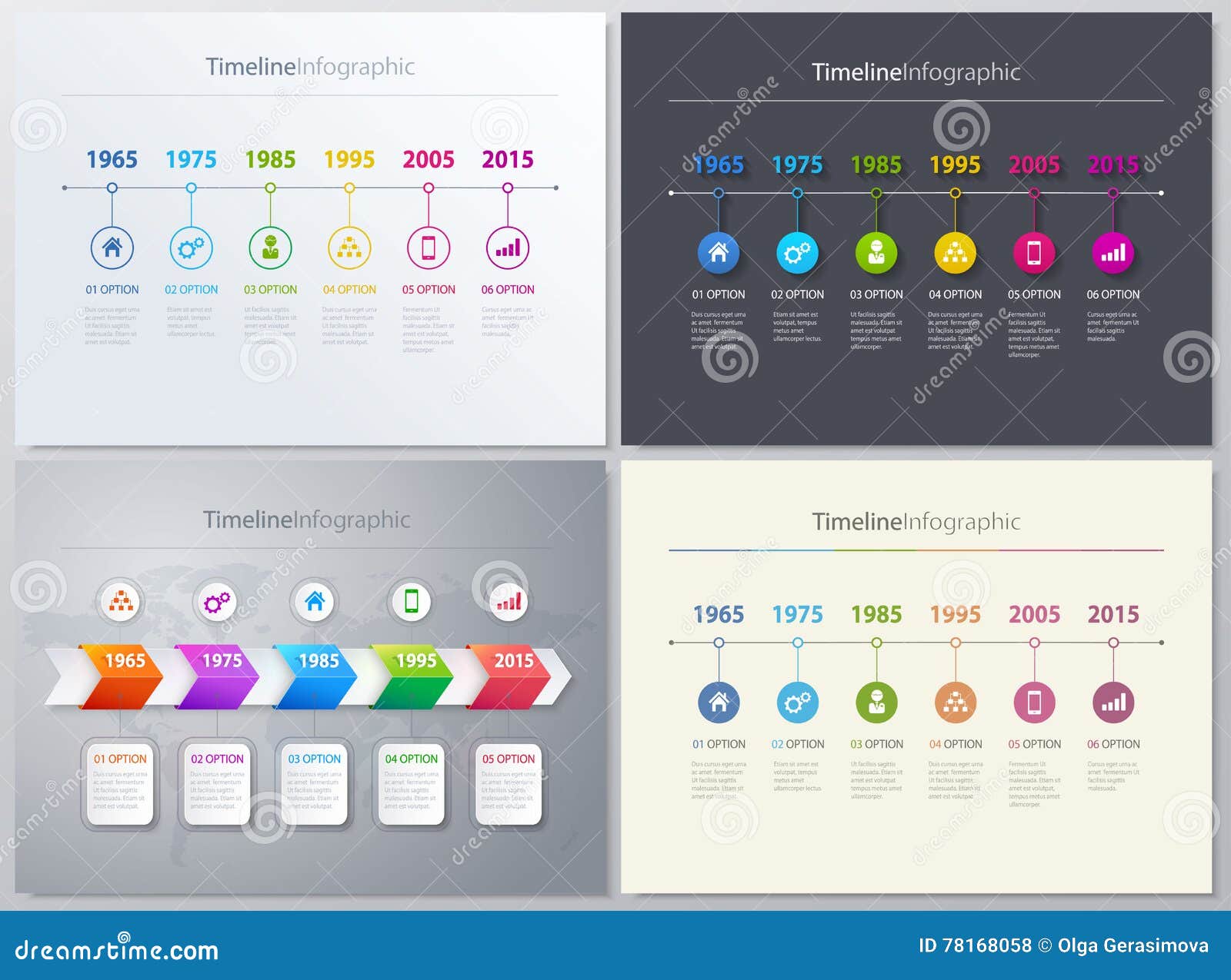 Timeline - Different Tooltips - Vector Infographic | CartoonDealer.com ...