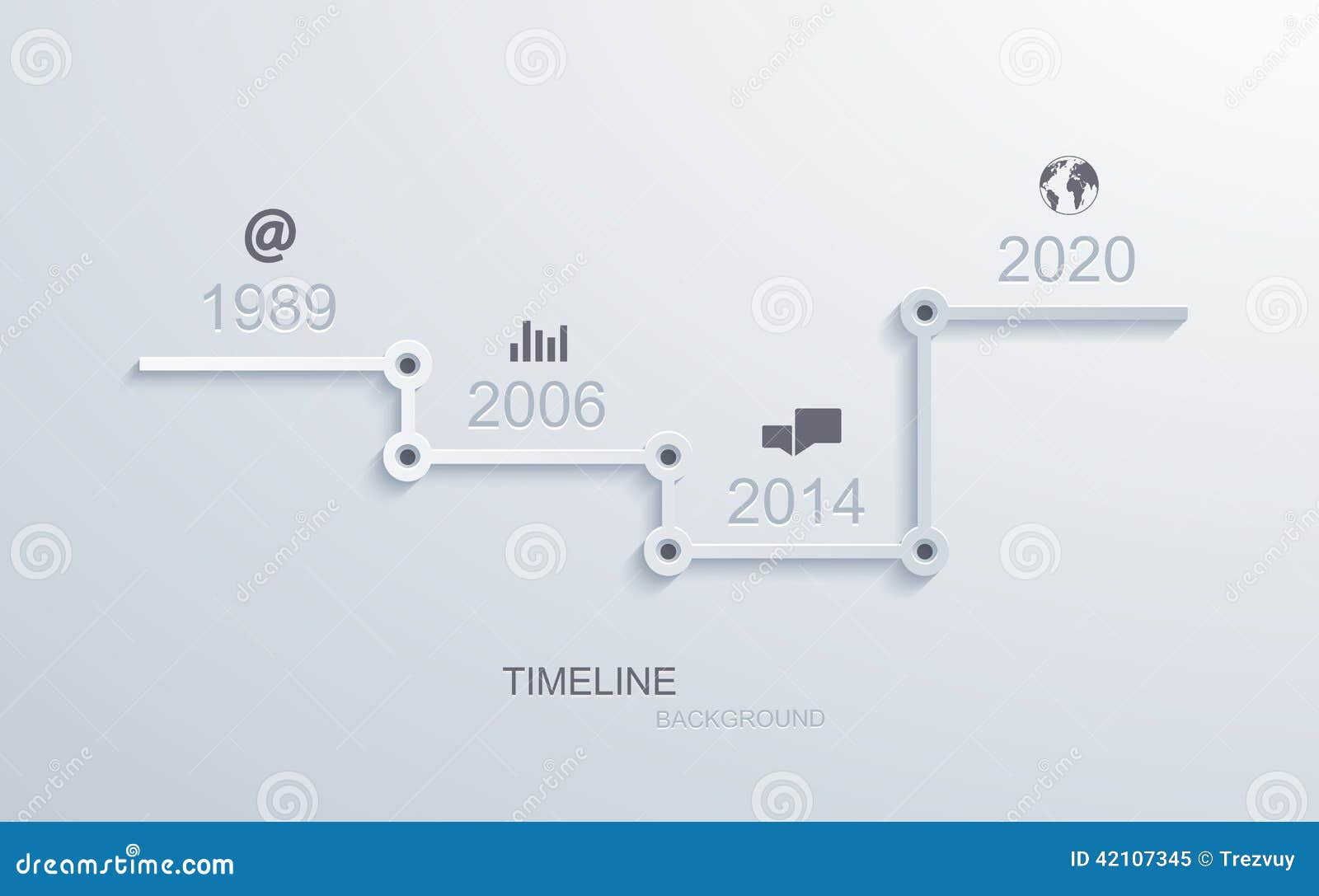 Vector Timeline Infographic Element Design. Stock Vector - Illustration ...