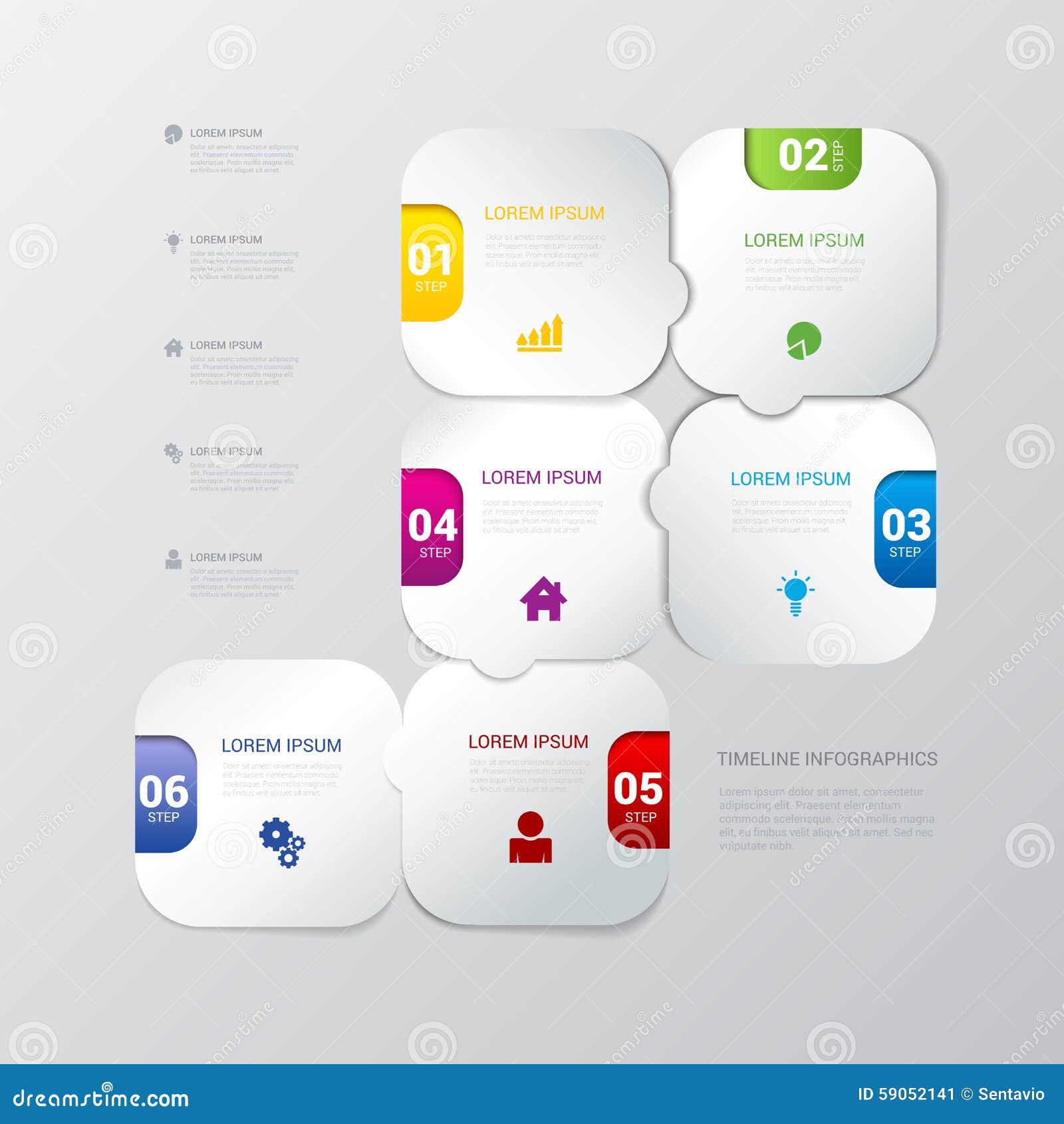 Vector Timeline Steps Labels Infographics Background Template Stock ... Vector Timeline Steps Labels Infographics Background Template Stock ...