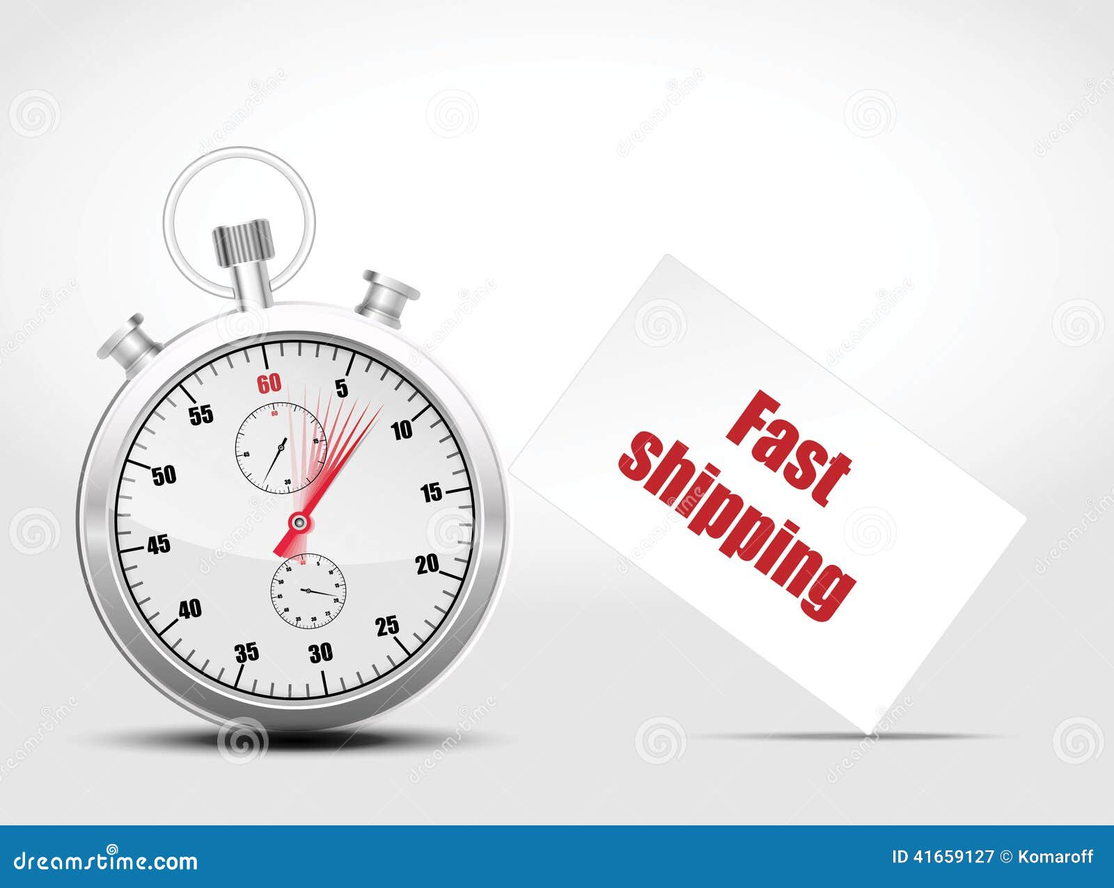 Vector timer. stock vector. Illustration of delivery - 41659127