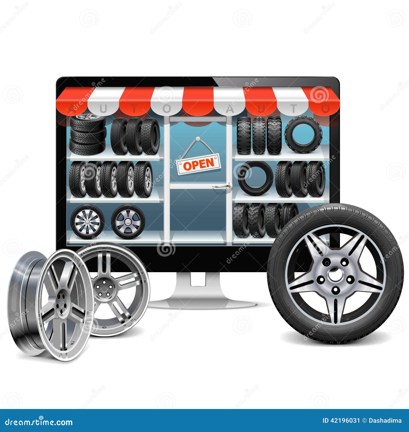 Tire Shop Logo Design, Tyre Business Branding, Tyre Logo Shop Vector ...