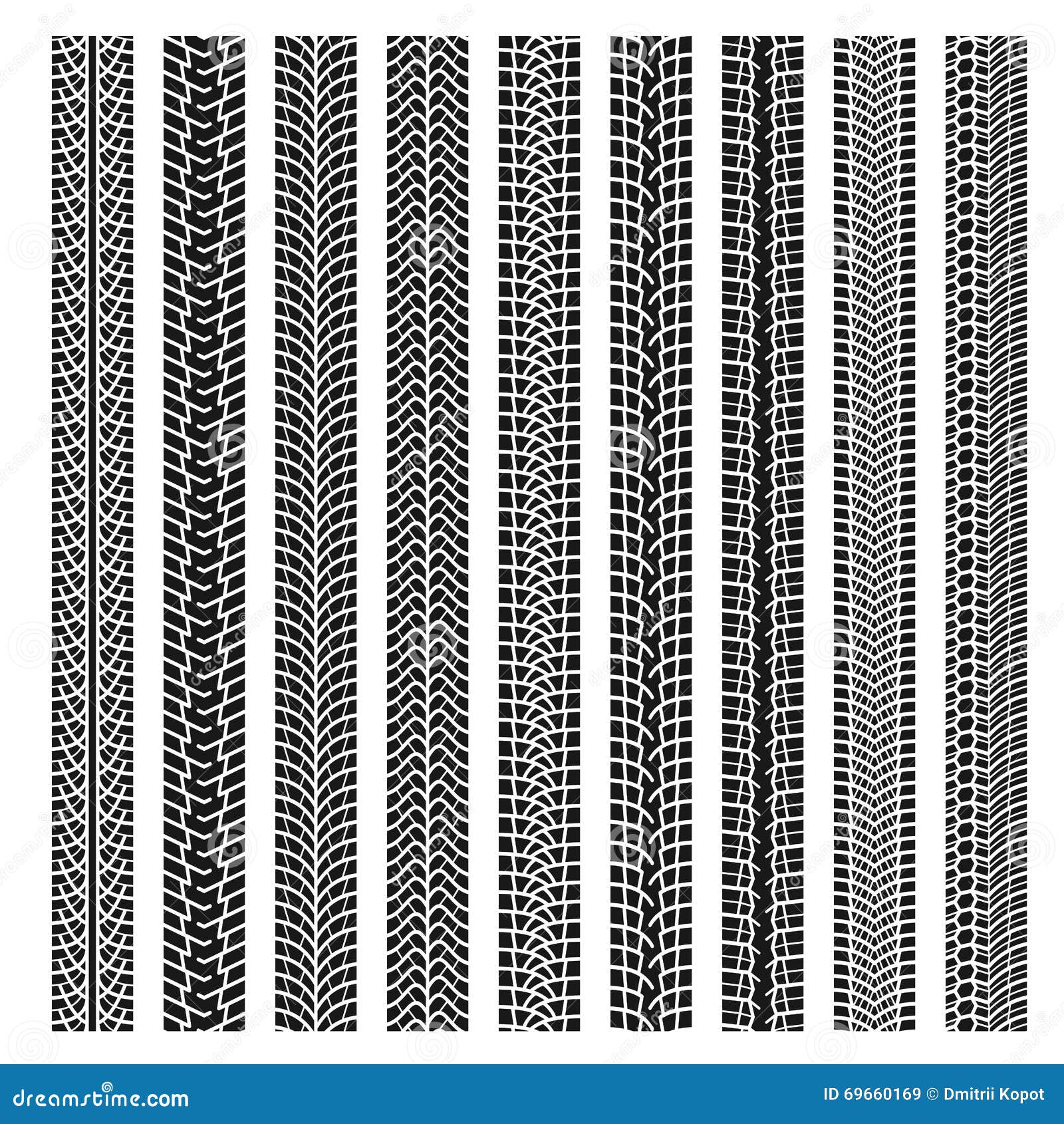 Tire Tread Texture Vector