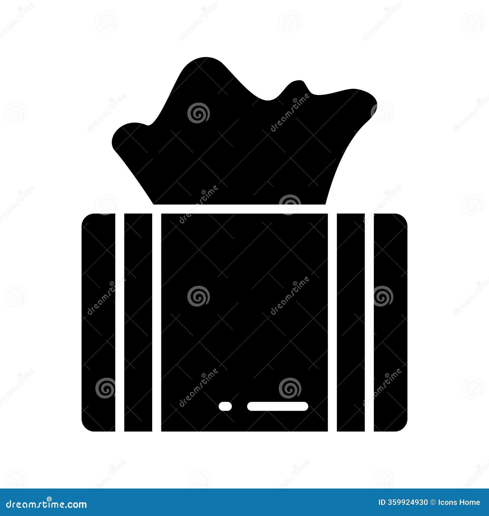 Vector of Tissue Box for Personal Hygiene and Care Stock Illustration ...