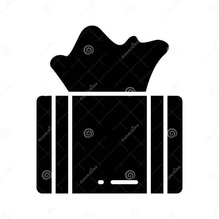Vector of Tissue Box for Personal Hygiene and Care Stock Illustration ...
