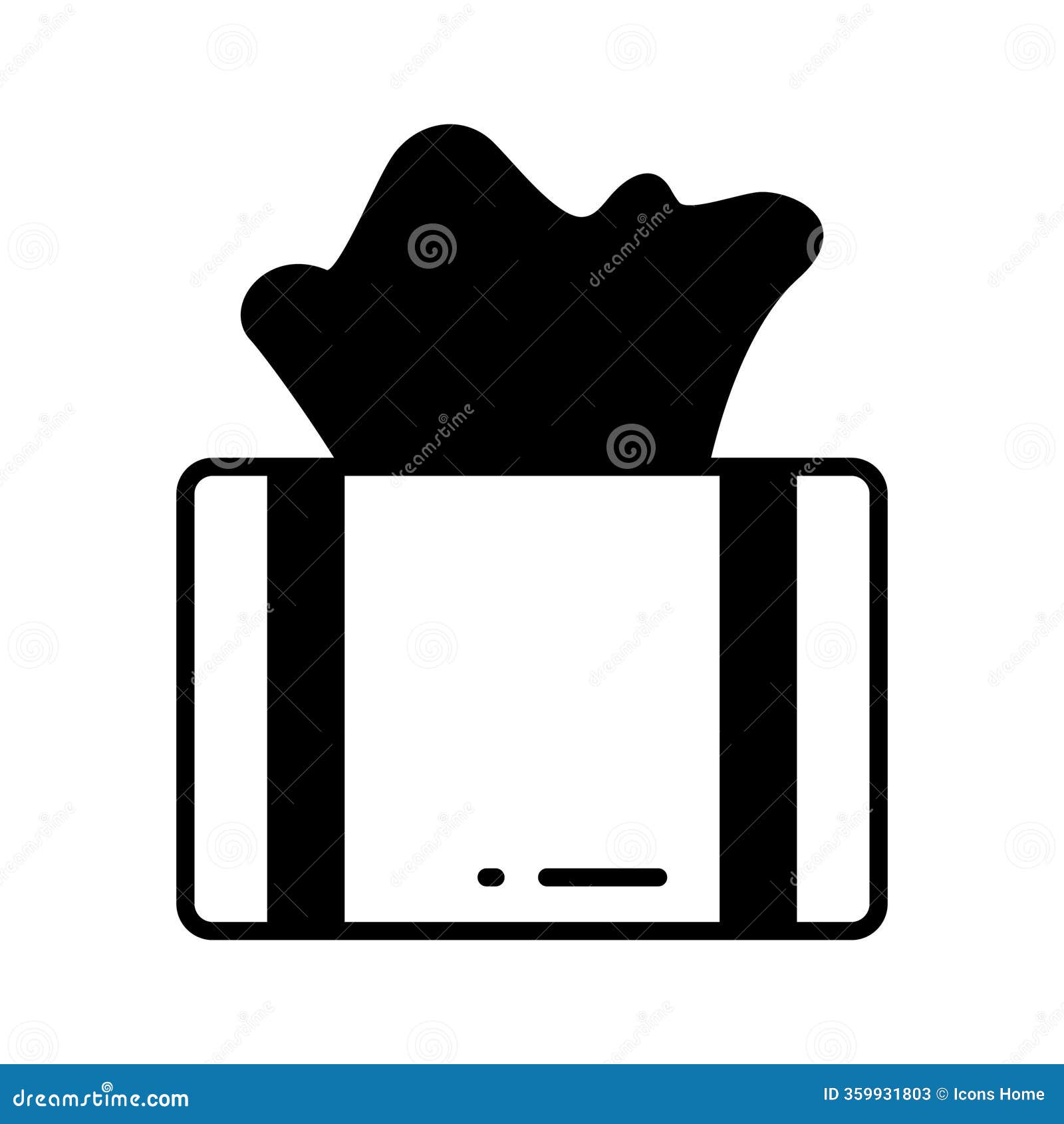 Vector of Tissue Box for Personal Hygiene and Care Stock Illustration ...