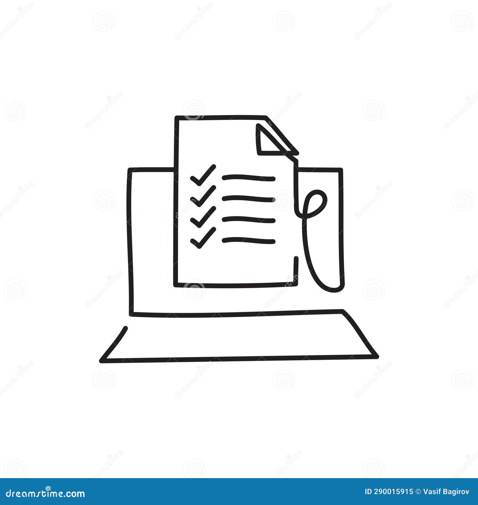 Vector To Do List. Cheking List Stock Vector - Illustration of complete ...