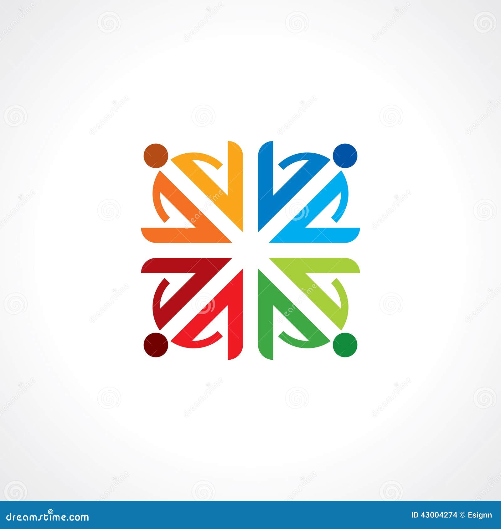 Vector Togetherness Concept Illustration. | CartoonDealer.com #43004274