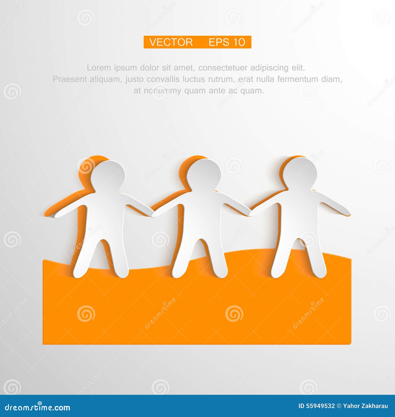 Vector Togetherness Concept Illustration. | CartoonDealer.com #43004306