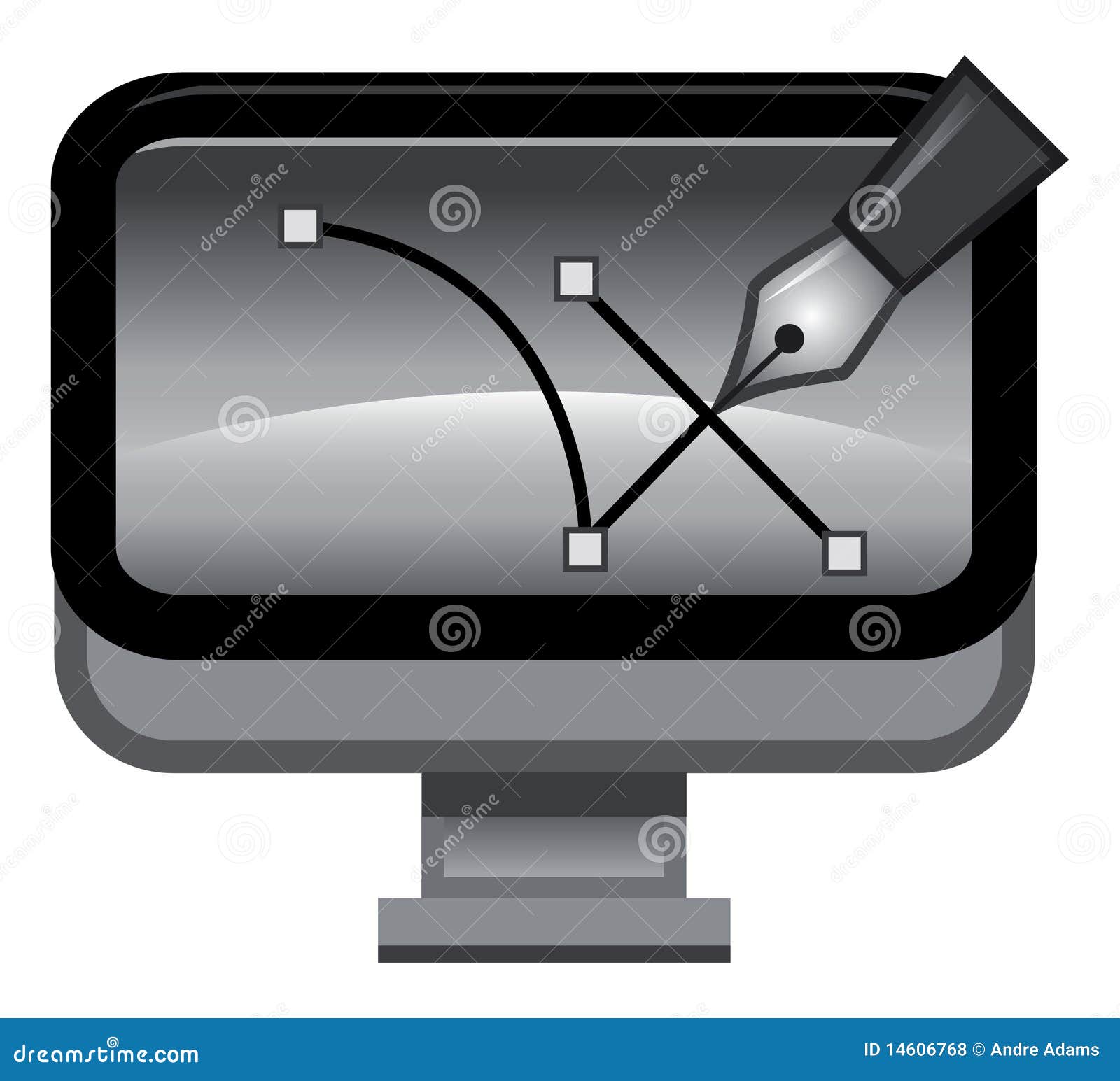 Vector tool computer stock vector. Illustration of scale - 14606768
