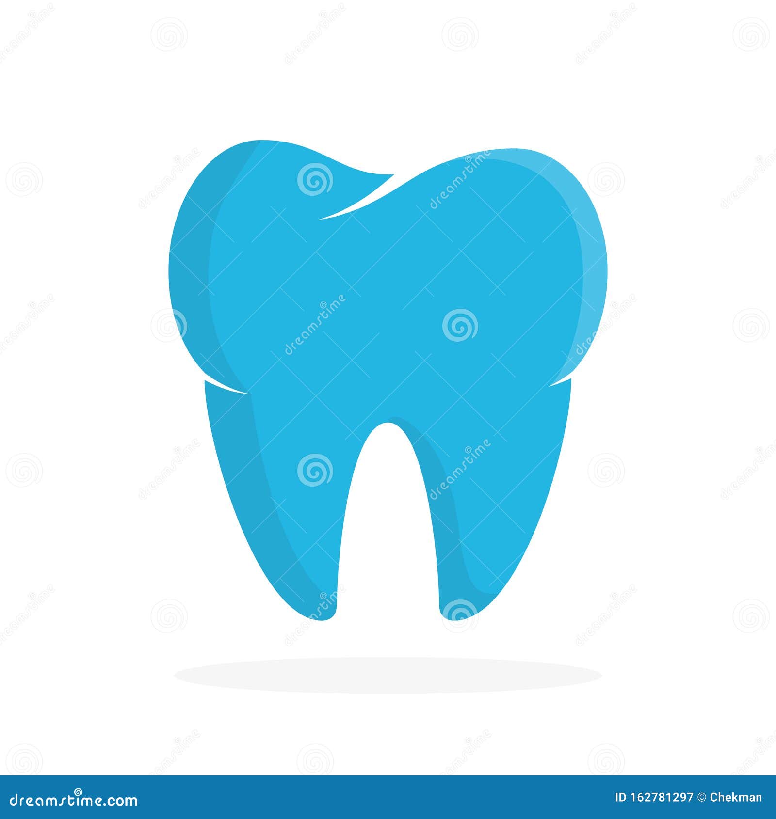 Vector Tooth icon stock illustration. Illustration of dent - 162781297