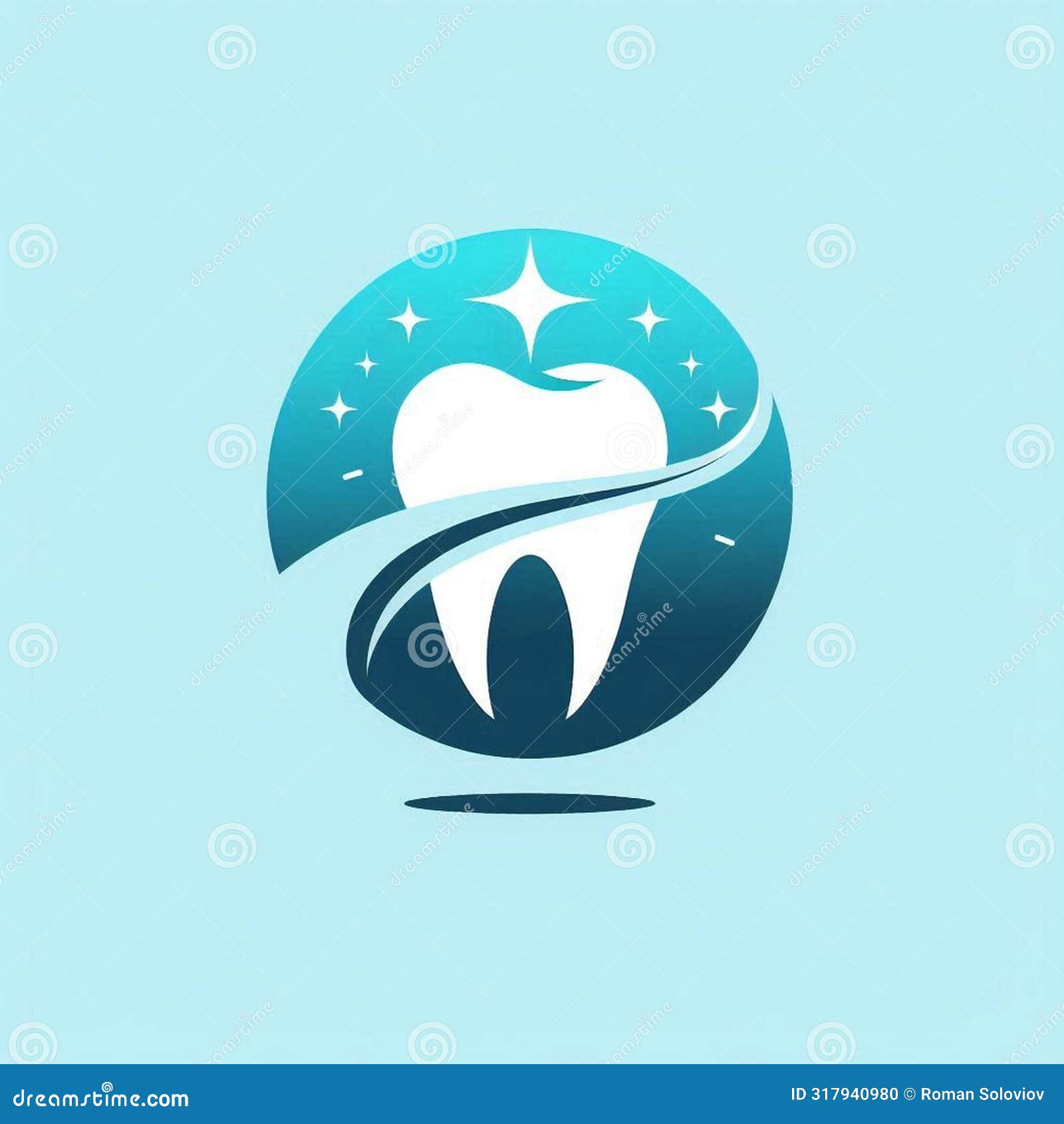 Vector Tooth Logo for Dental Clinic. Tooth Isolated Stock Illustration ...