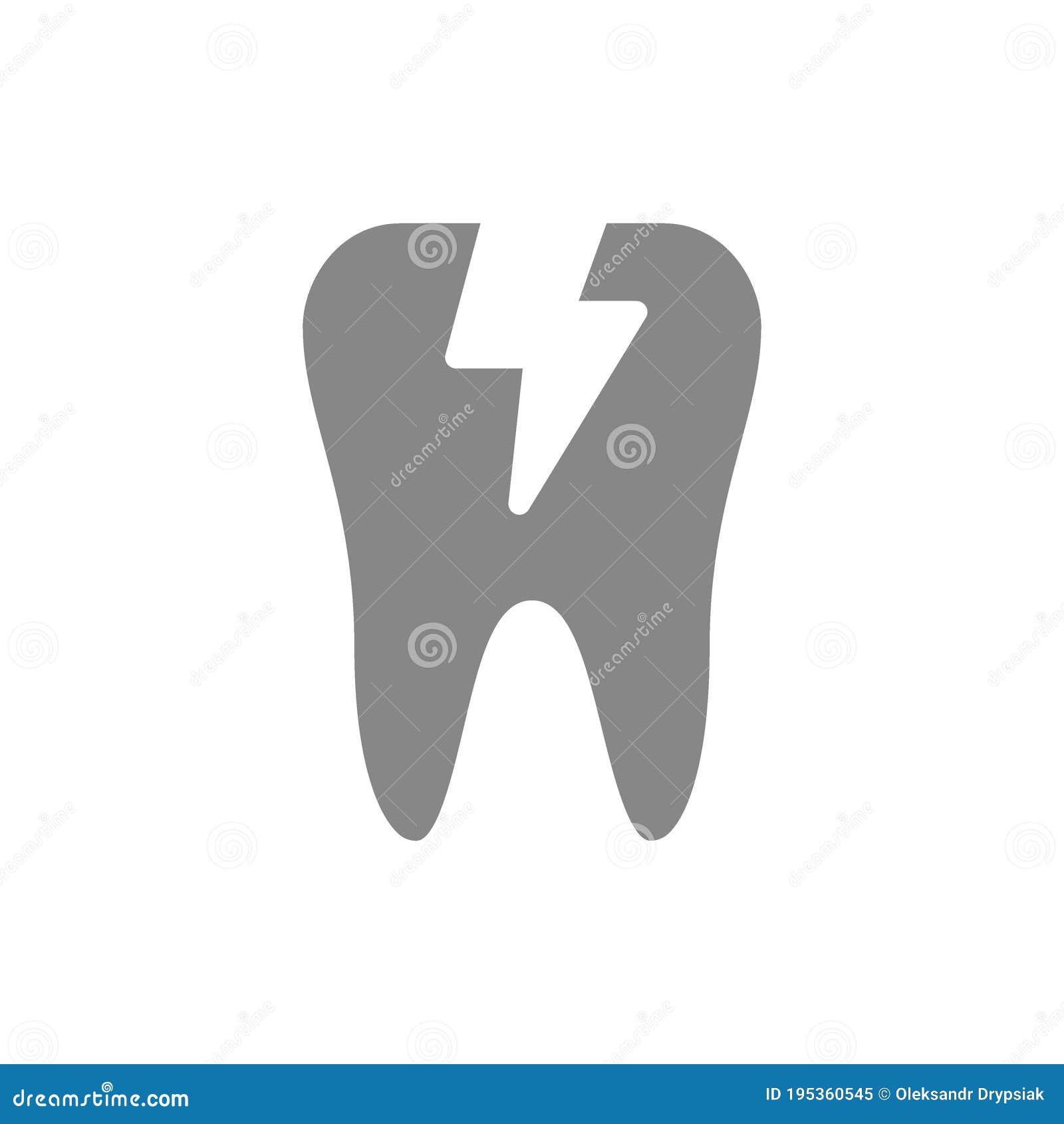Cracked Tooth Solid Icon. Caries Infection Impacted, Dental Problem ...
