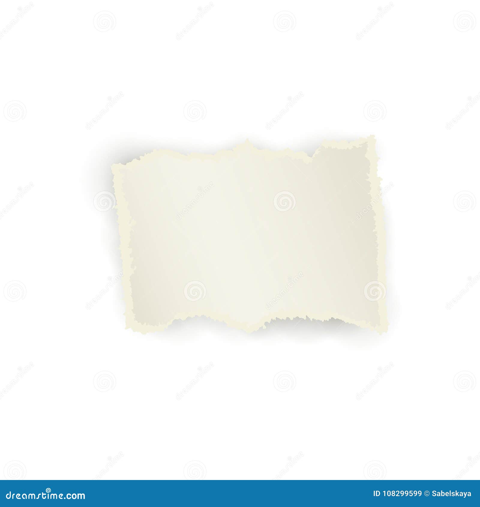 Vector Torn Paper with Ripped Edges Stock Vector - Illustration of ...