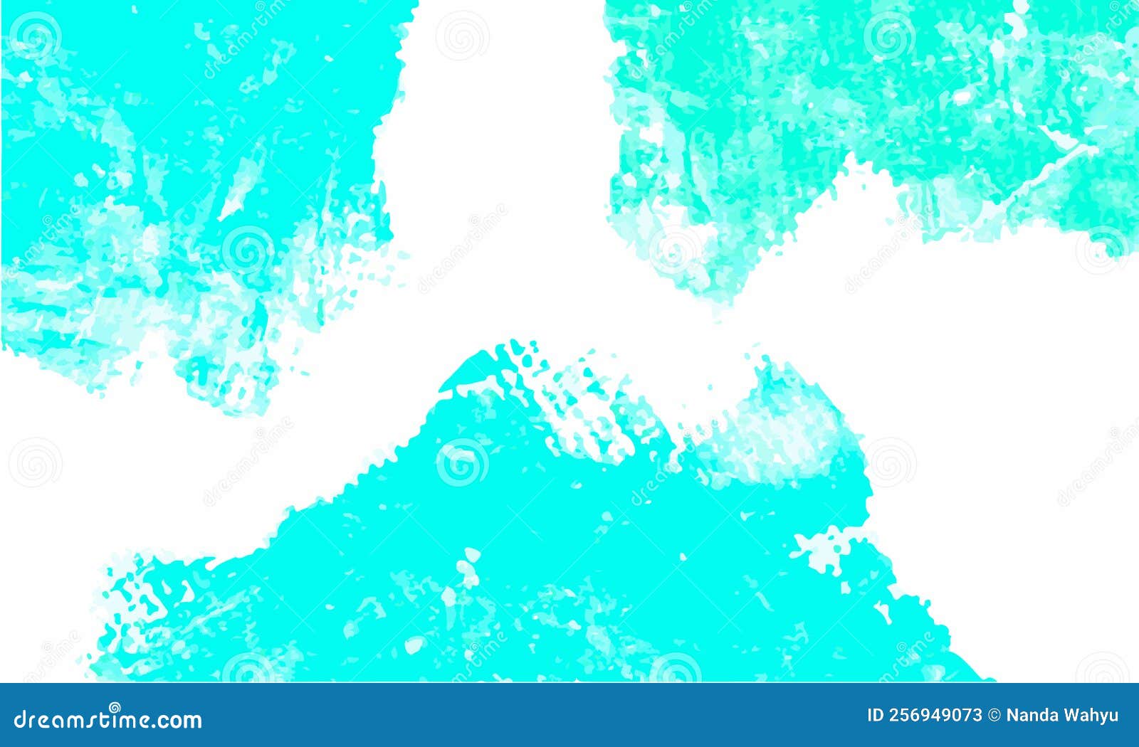 Vector Tosca Green Abstract Grunge Watercolor Background Stock ...