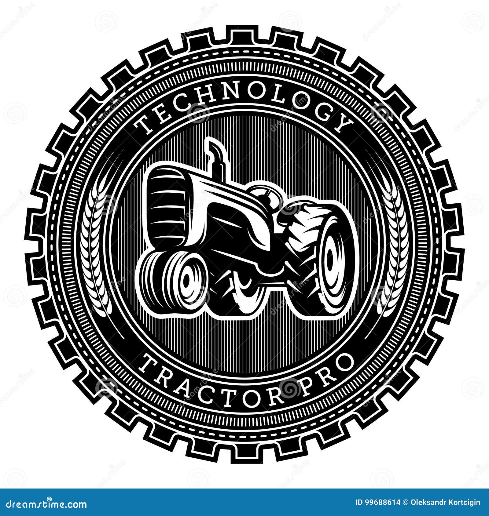 Tractor Logo Template Vector. Tractor Logo Concept. Farming Logo ...
