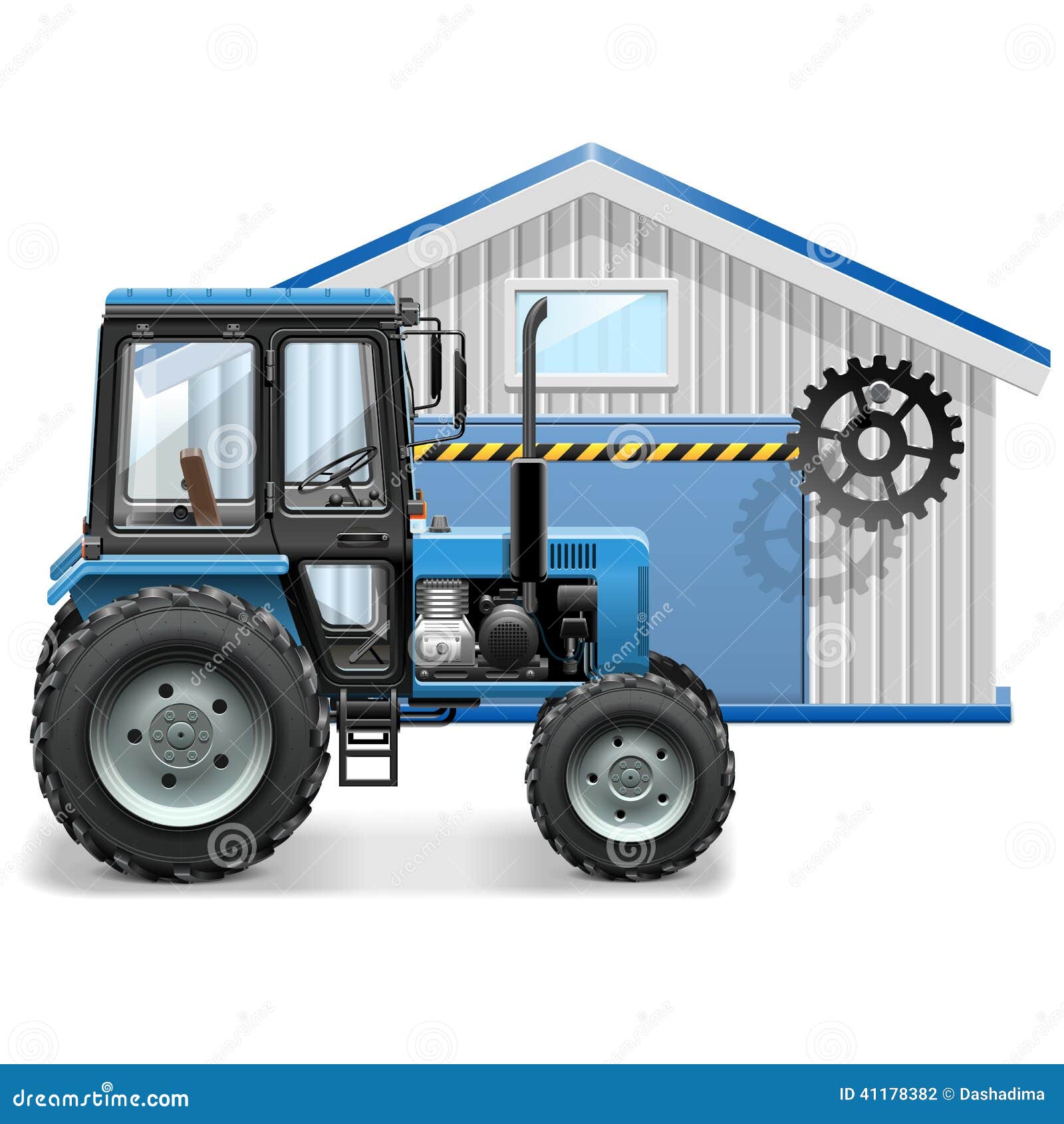 Car Repair Concept. Auto Service Station Royalty-Free Cartoon ...