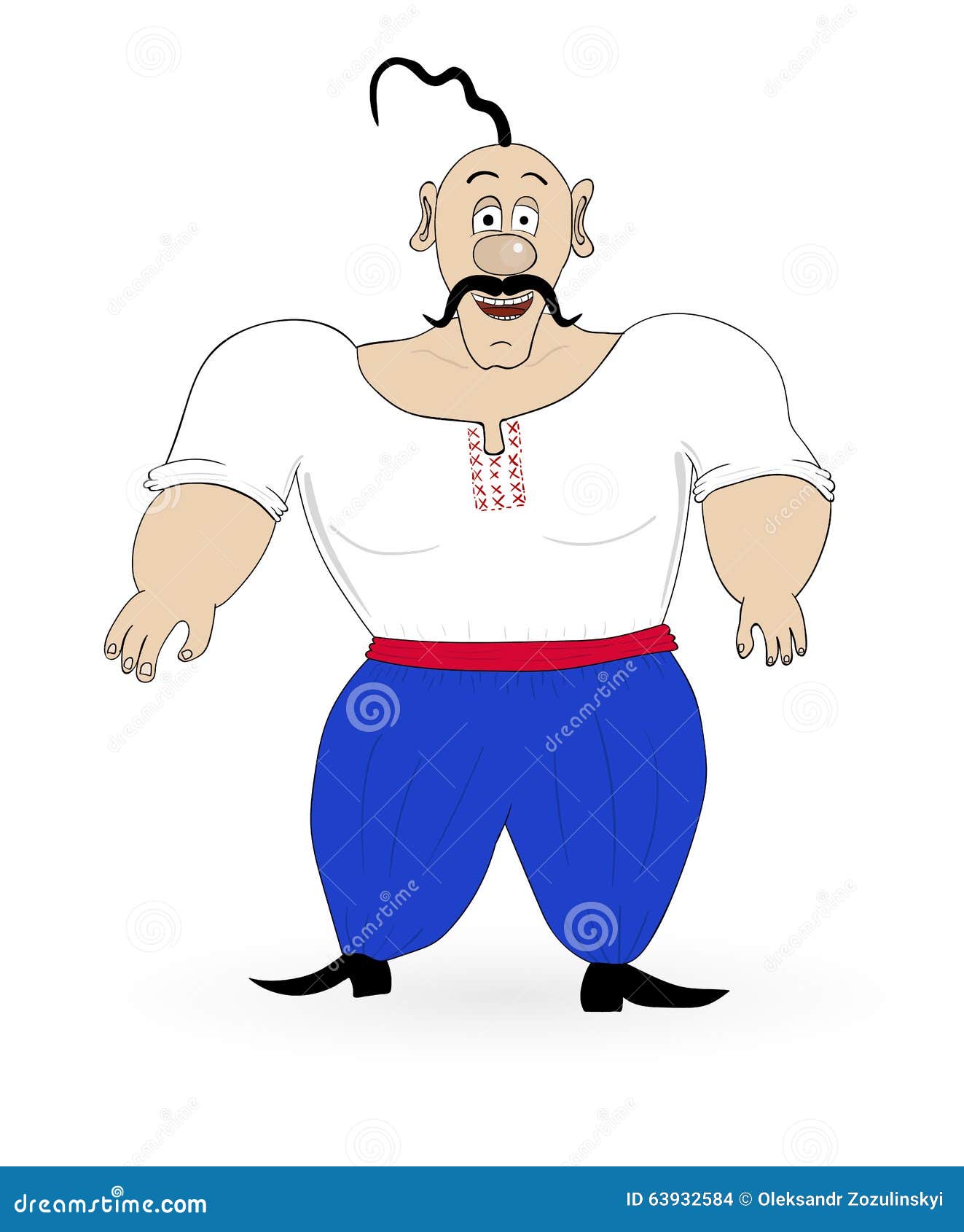 Vector of Traditional Ukrainian Character Stock Vector - Illustration ...