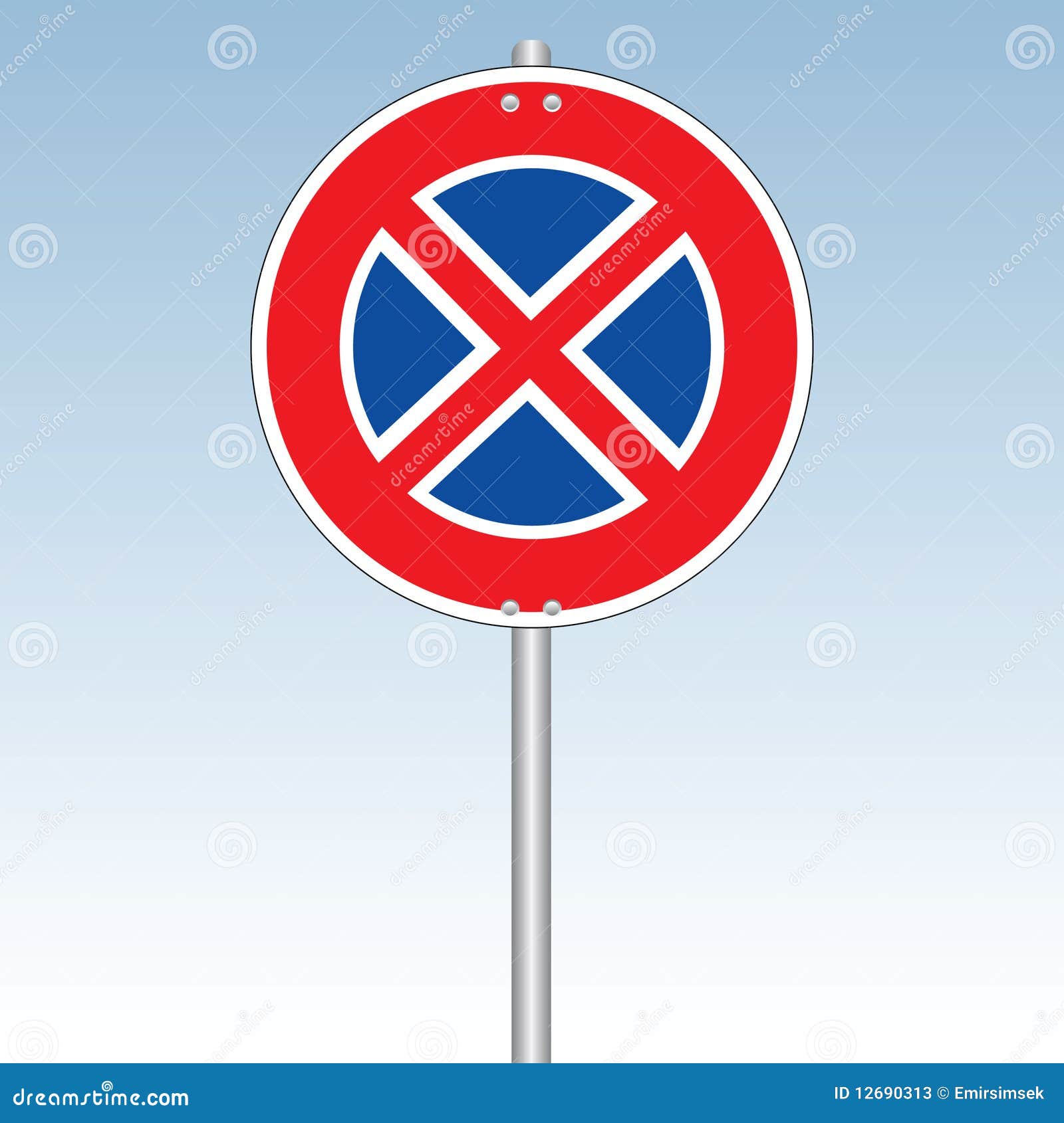 Vector Traffic Sign stock vector. Illustration of help - 12690313