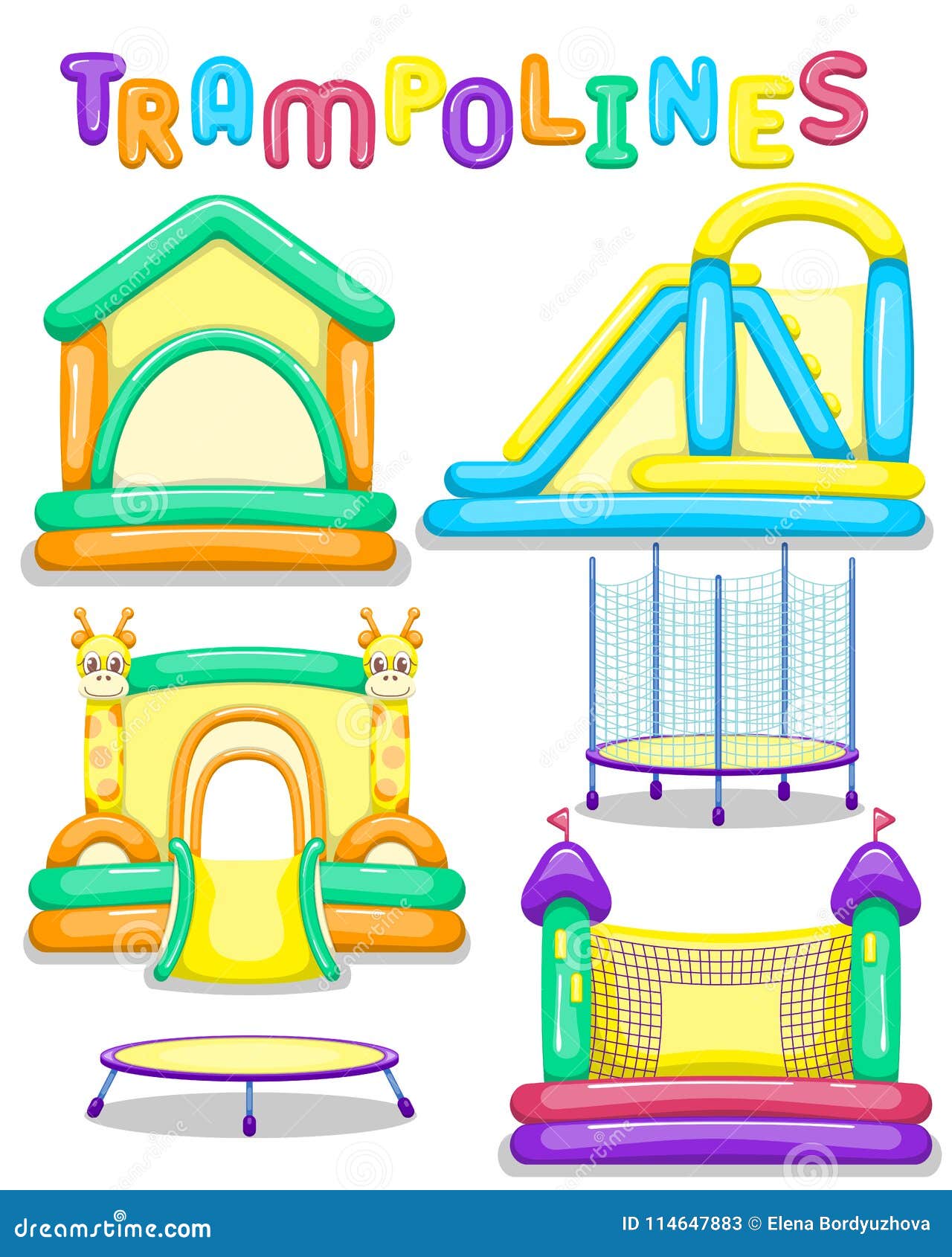 Vector Trampolines Stock Illustrations – 76 Vector Trampolines Stock ...