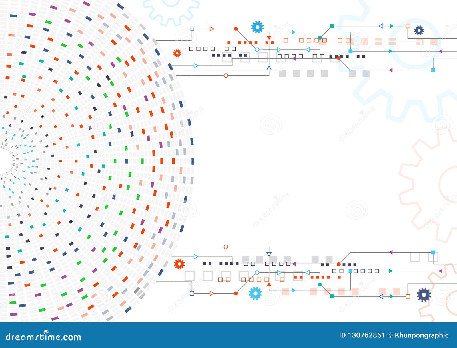 Vector Transfer Computer Data, Abstract Digital Communication ...