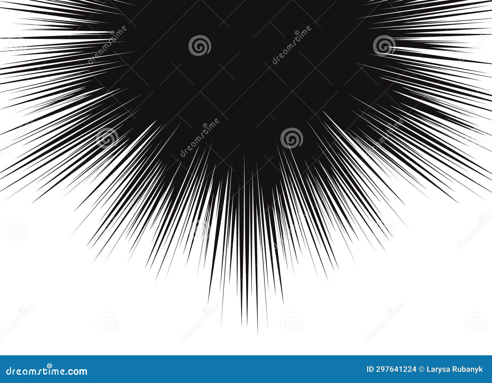 Vector Transition from Black To White in the Form of a Starburst Stock ...