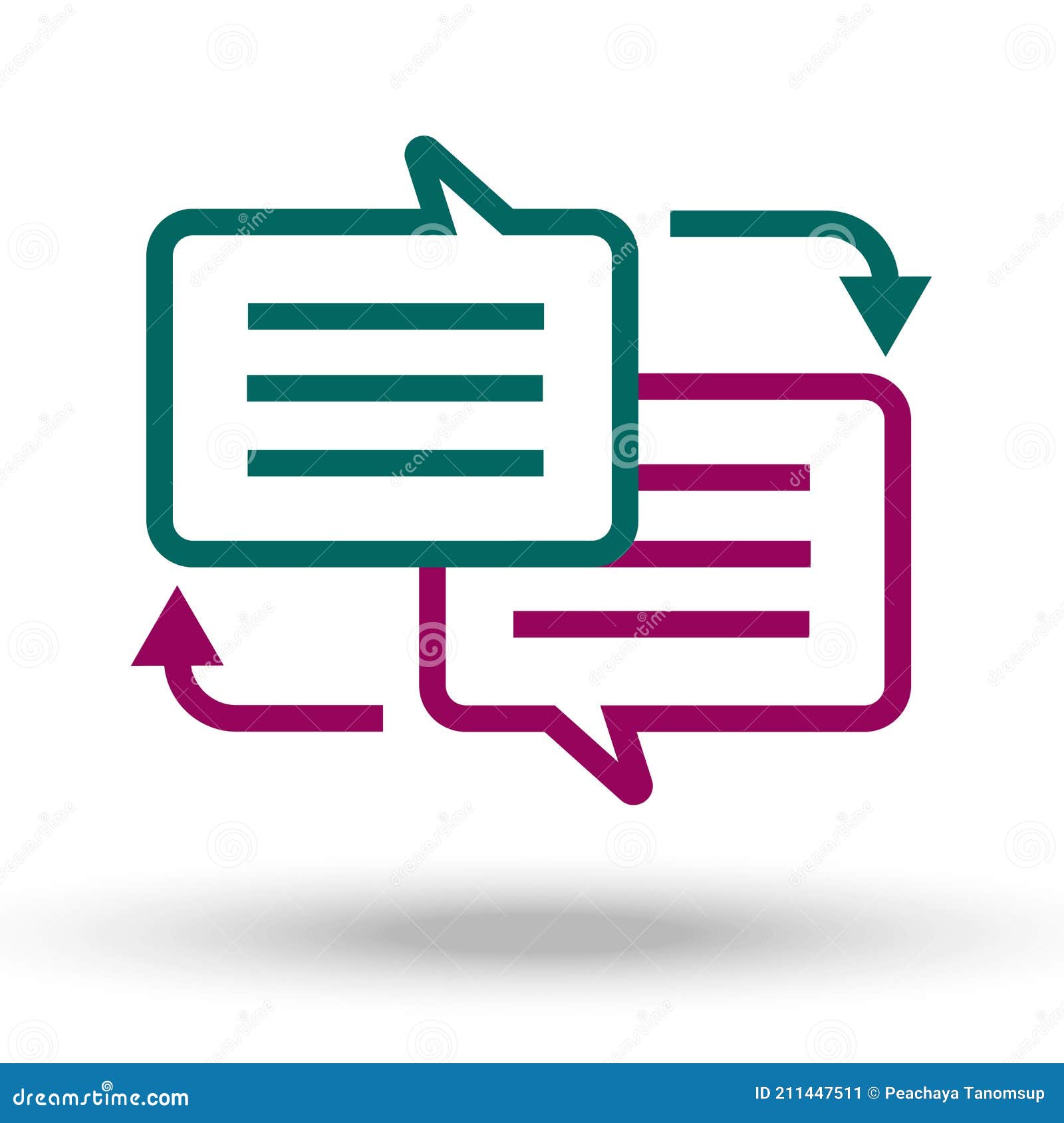 Flat Writing Translate or Interpret Icon for Web Design Stock Vector ...