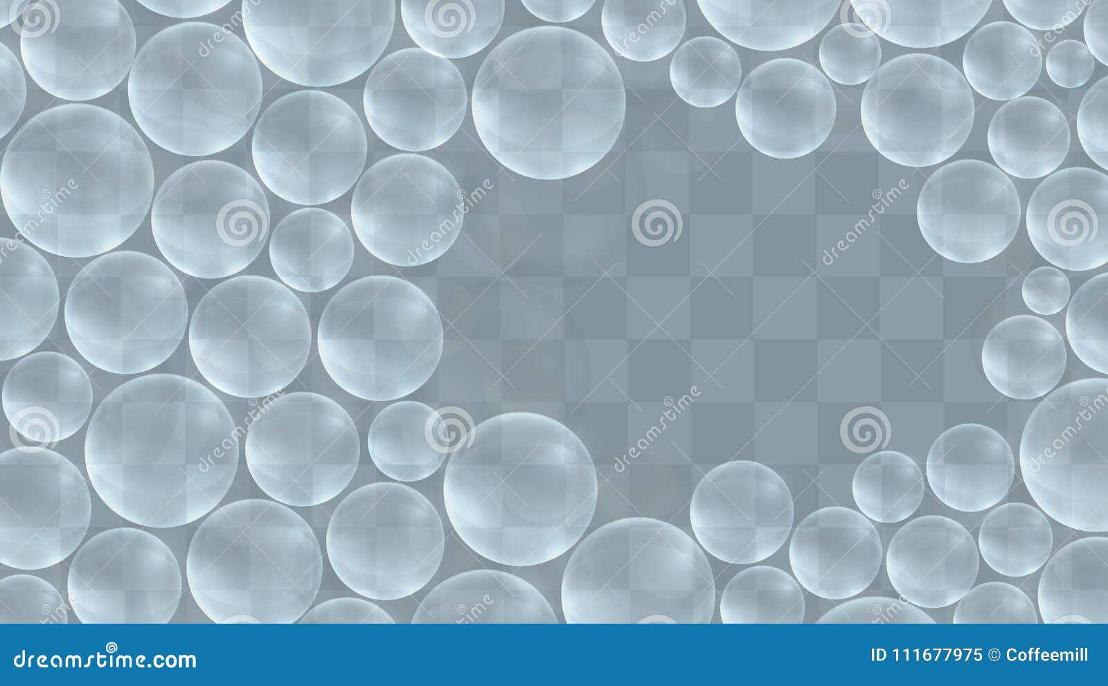 Vector transparent bubble stock vector. Illustration of cartoon - 111677975