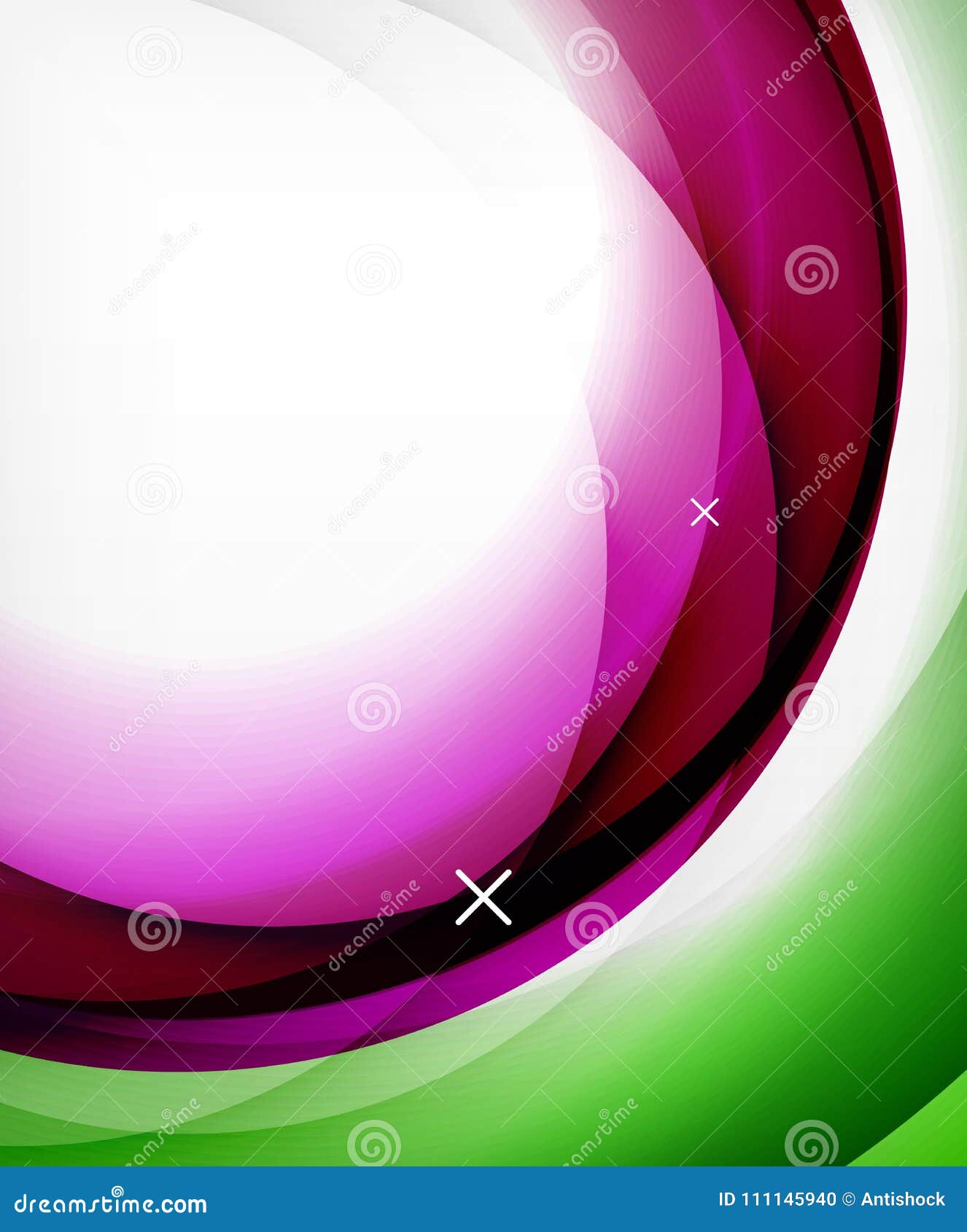 Vector Transparent Color Wave Lines Abstract Background, Glossy Glass ...