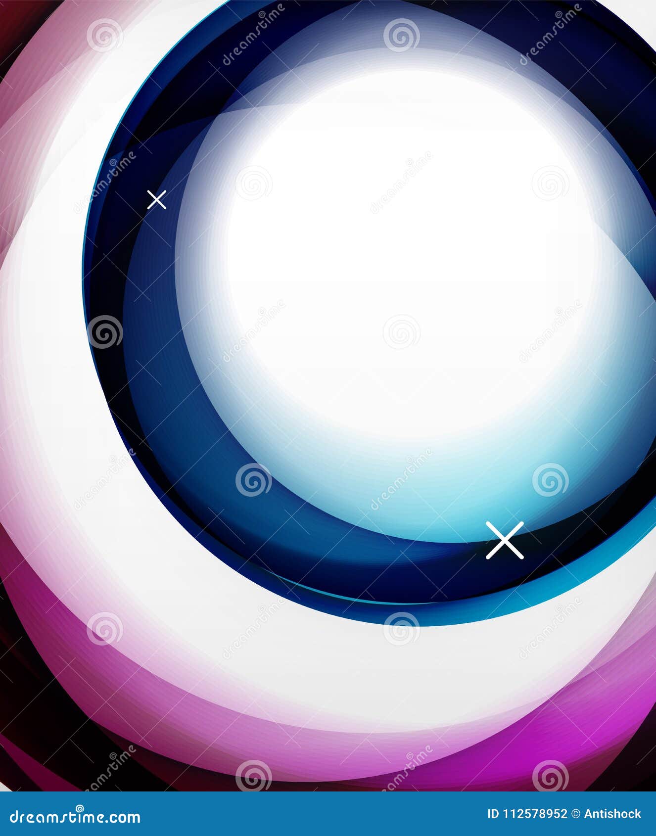 Vector Transparent Color Wave Lines Abstract Background, Glossy Glass ...