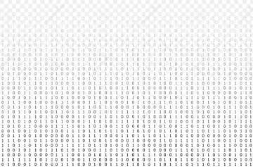 Vector Transparent Matrix Data Background Template, Black and White ...