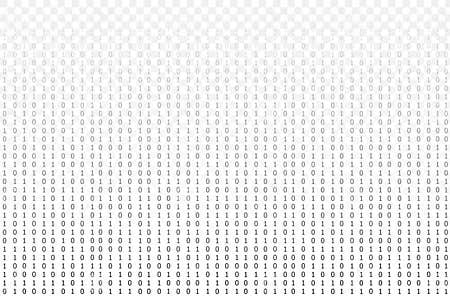 Vector Transparent Matrix Data Background Template, Black and White ...