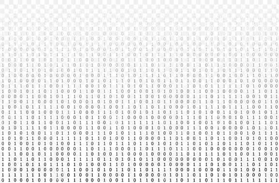 Vector Transparent Matrix Data Background Template, Black and White ...