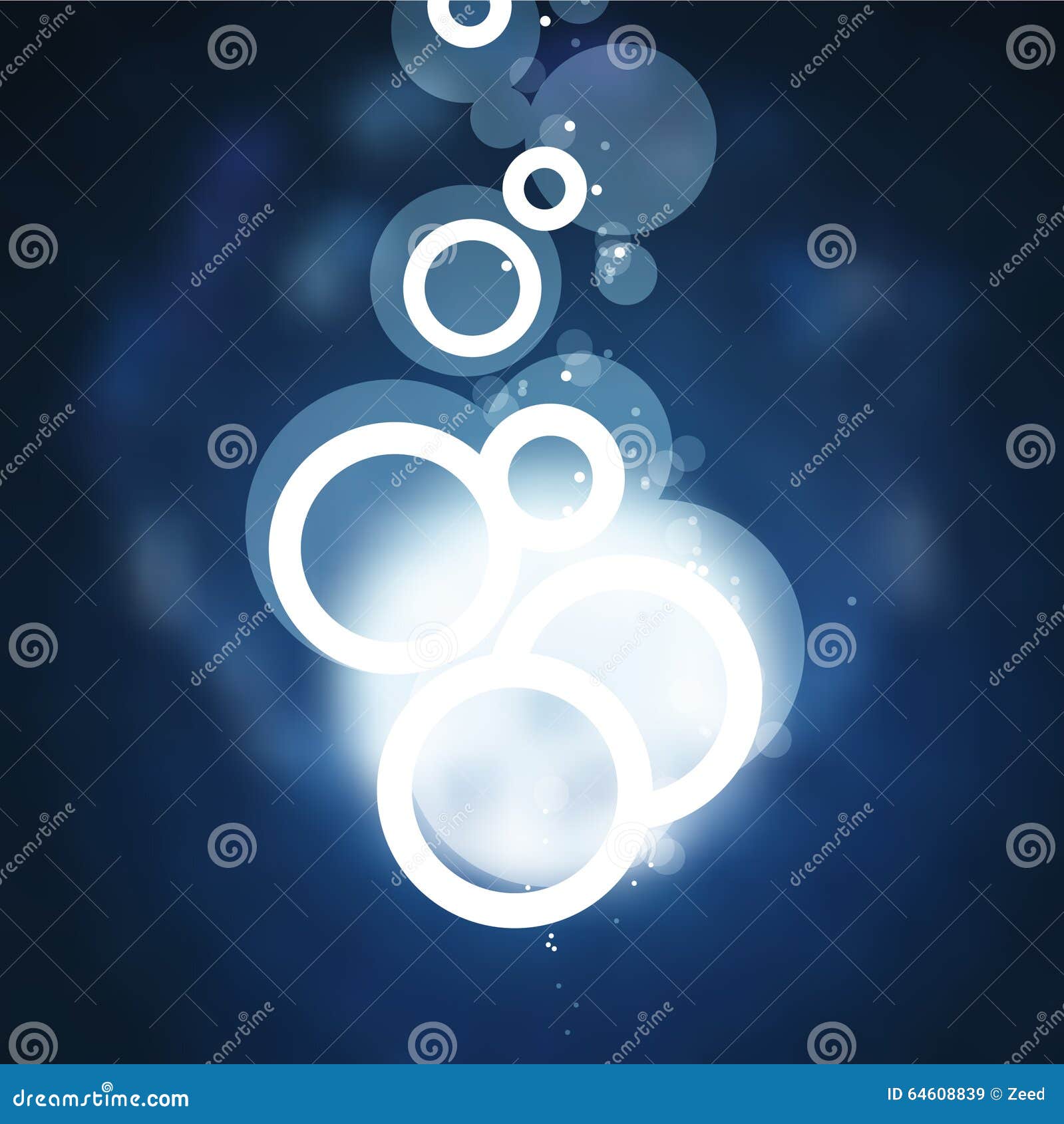 Vector Transparent Round Elements Elements Background Stock Vector ...