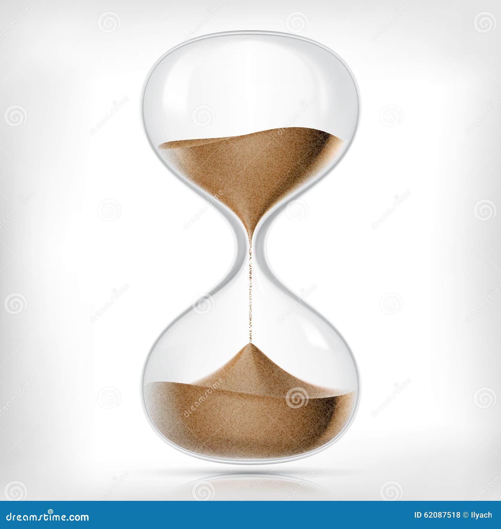 Sand Hourglass Time, Clock, Watch Icon. Concept Of UI Design Elements ...