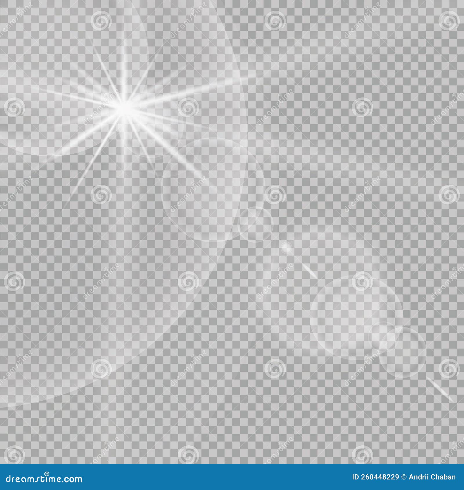 Vector Transparent Sunlight Special Lens Flare Light Effect. Stock ...