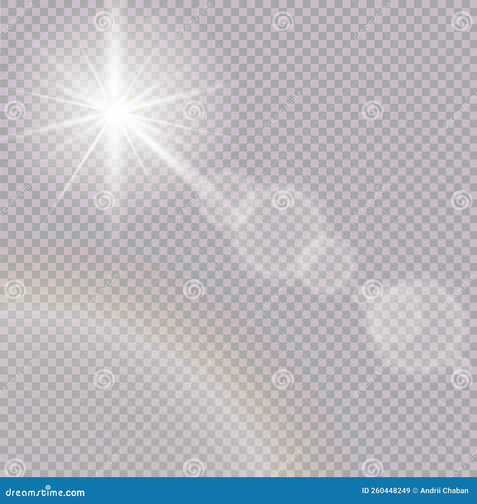 Vector Transparent Sunlight Special Lens Flare Light Effect. Stock ...