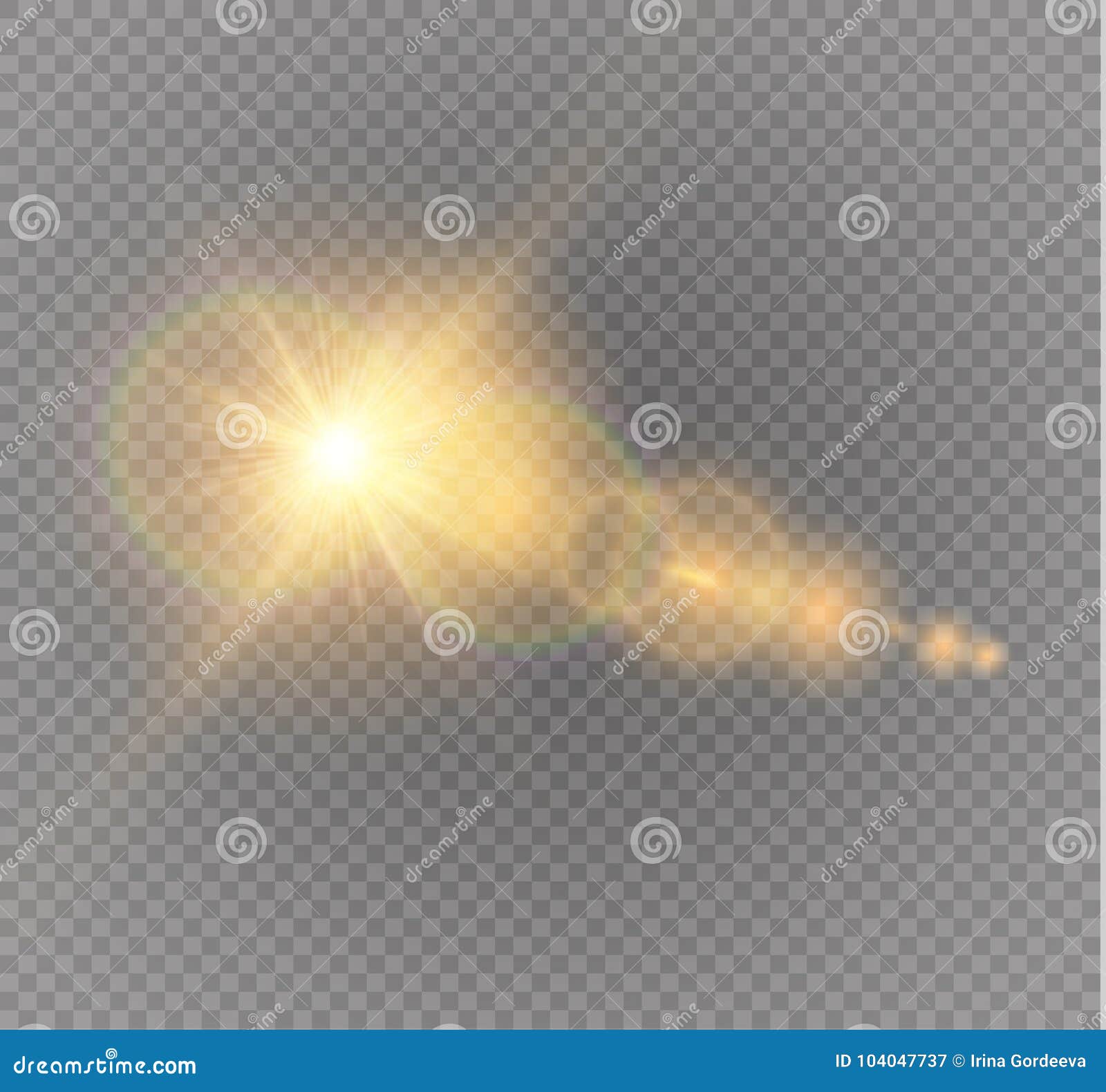 Vector Transparent Sunlight Special Lens Flare Light Effect. Sun Flash ...
