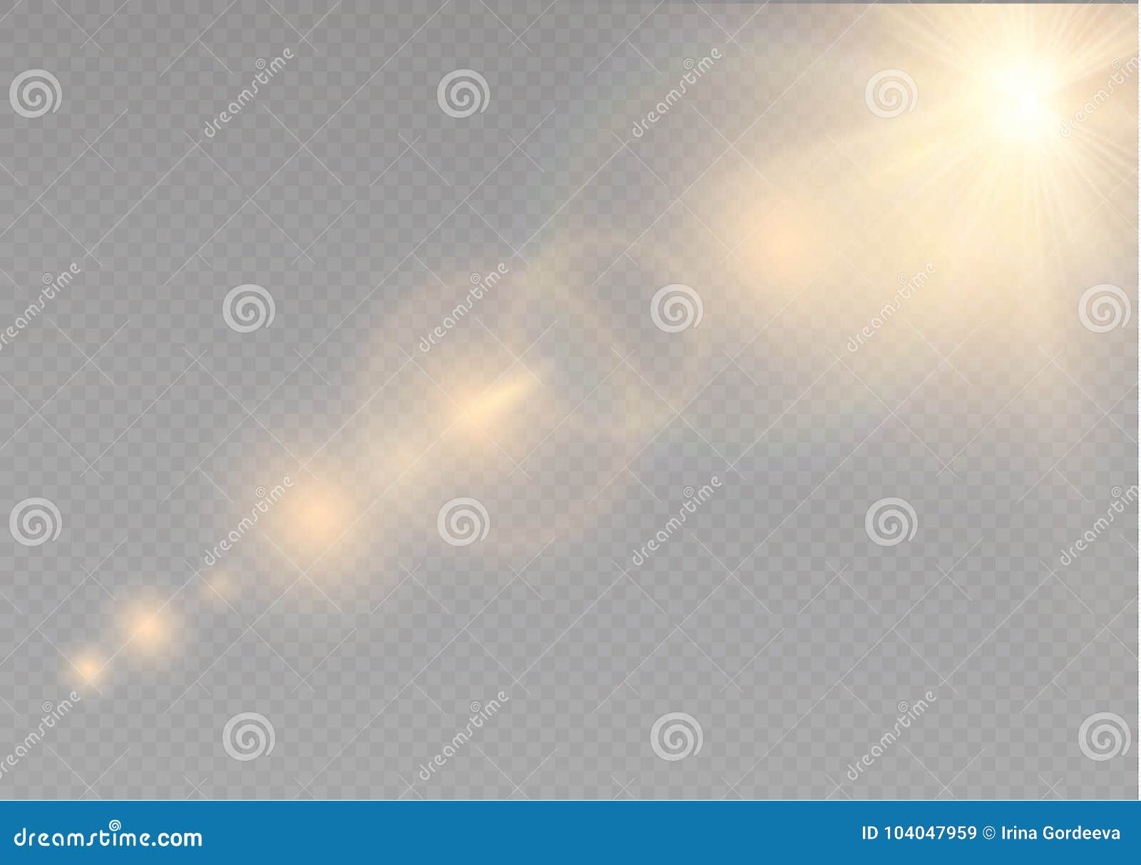 Vector Transparent Sunlight Special Lens Flare Light Effect. Sun Flash ...