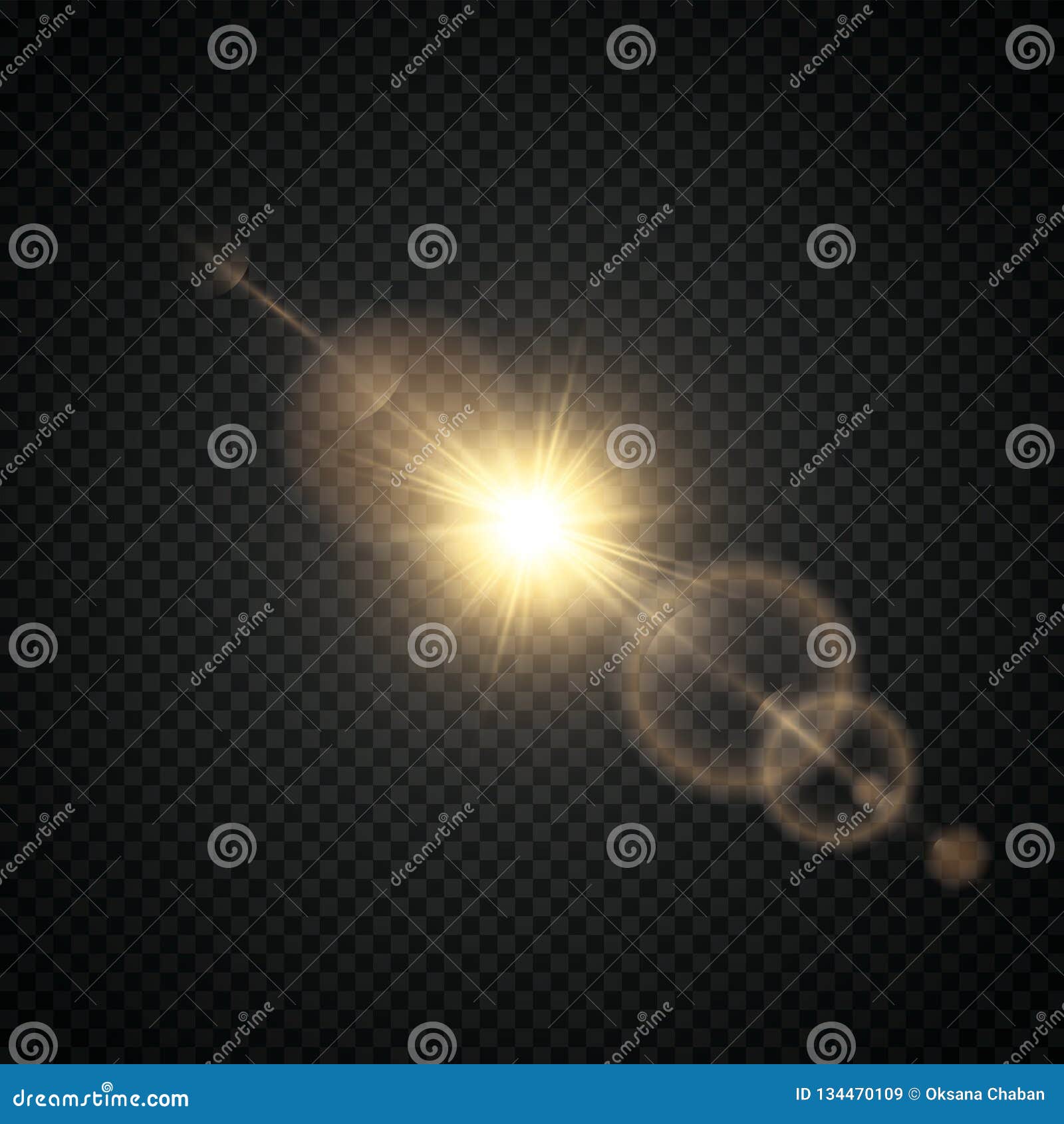 Vector Transparent Sunlight Special Lens Flare Light Effect. Sun Flash ...