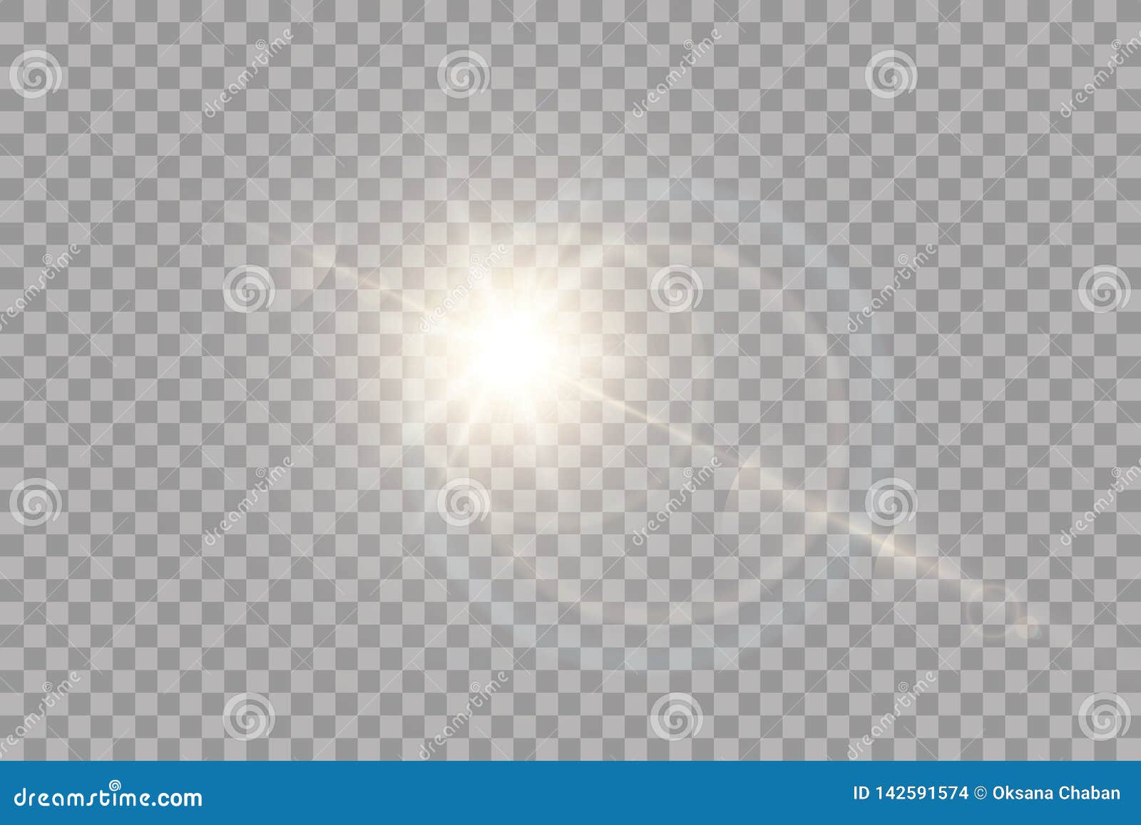 Vector Transparent Sunlight Special Lens Flare Light Effect. Sun Flash ...