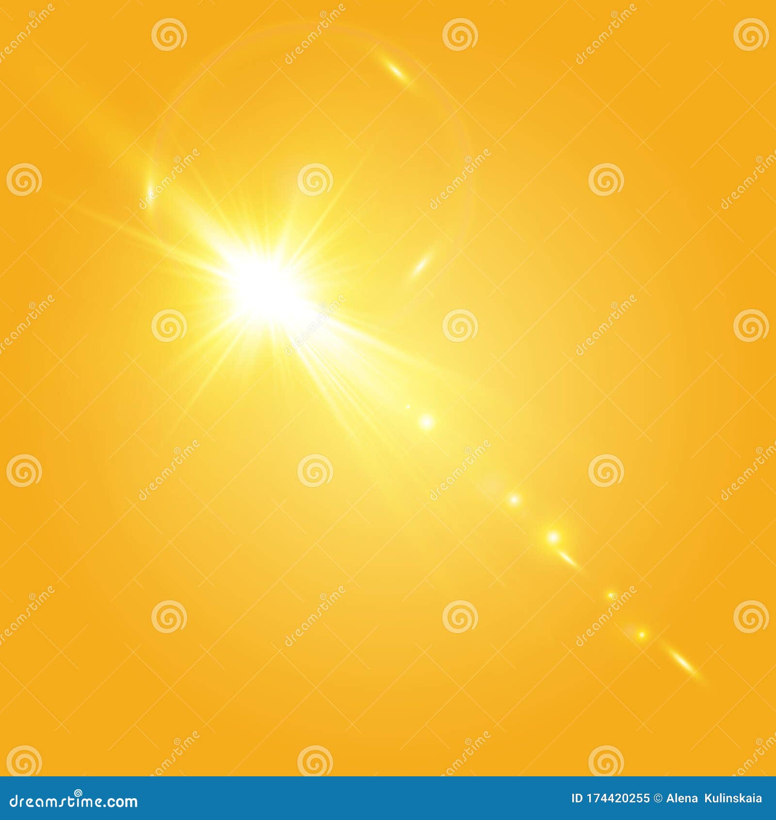 Vector Transparent Sunlight Special Lens Flare Light Effect. Sun Flash ...