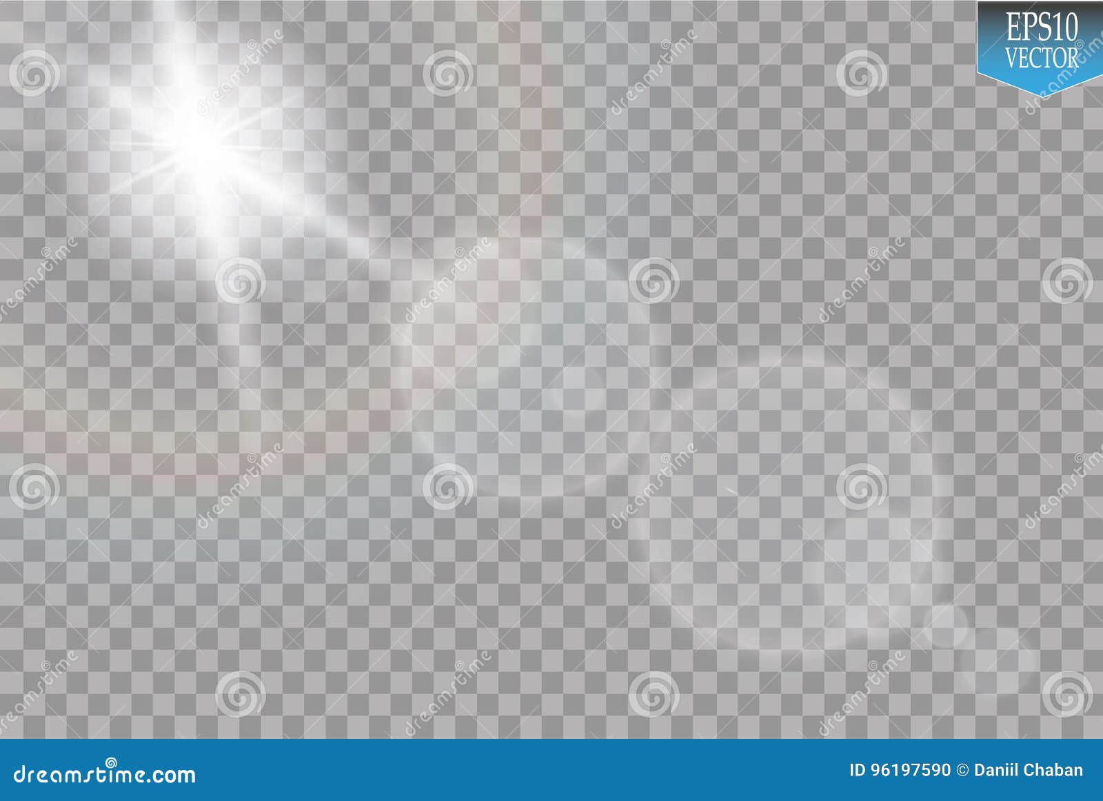 Vector Transparent Sunlight Special Lens Flare Light Effect. Sun Flash ...