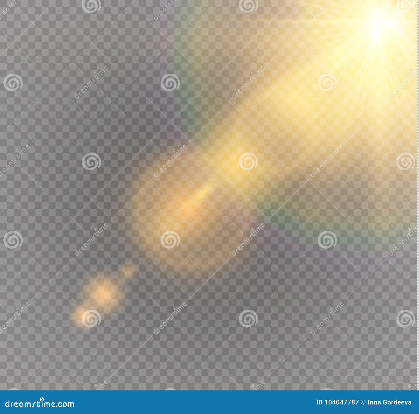 Vector Transparent Sunlight Special Lens Flare Light Effect. Sun Flash ...