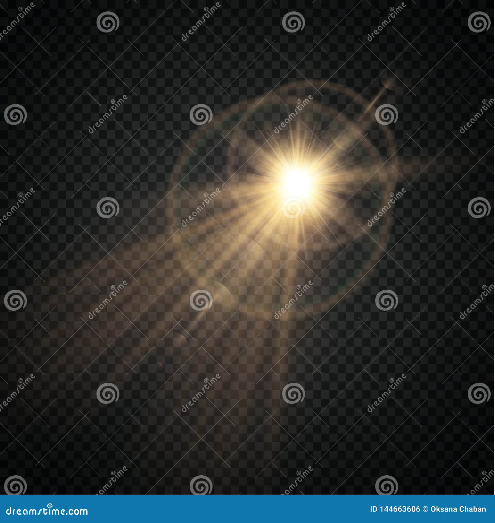 Vector Transparent Sunlight Special Lens Flare Light Effect. Sun Flash ...