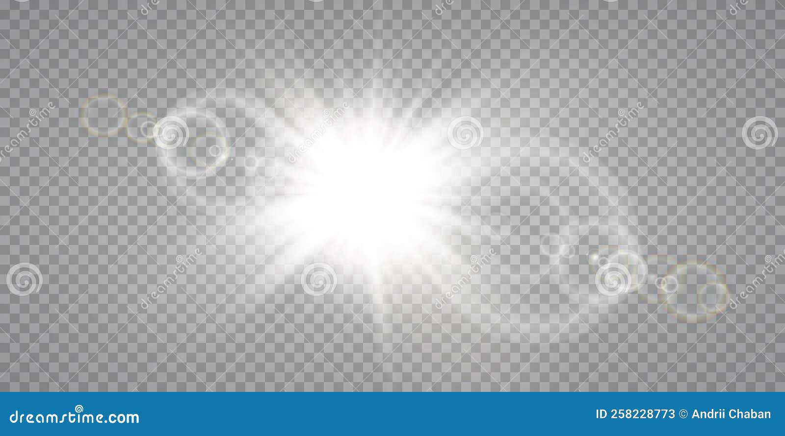 Vector Transparent Sunlight Special Lens Flare Light Effect. Sun Flash ...